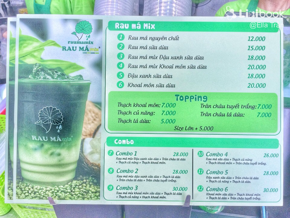 Rau Má Mix - Lê Văn Sỹ 236k Đường Lê Văn Sỹ, Phường 1, Tân Bình, Hồ Chí ...