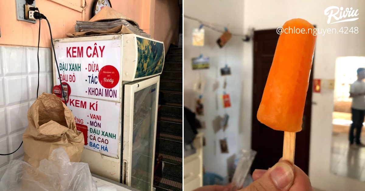 Kem ký tuổi thơ tại kem Vi Bổn | riviu.vn