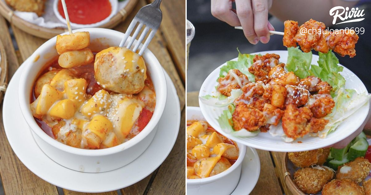 Gà cheese , tokbokki chée , cheese everywhere đây | riviu.vn
