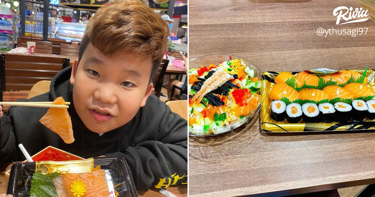 Sushi tự chọn ở Aeon Mall Tân Phú | riviu.vn