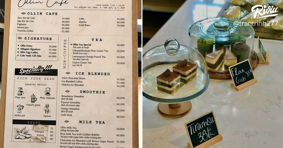OLLIN CAFÉ ☕️ café sang trọng & hiện đại | riviu.vn