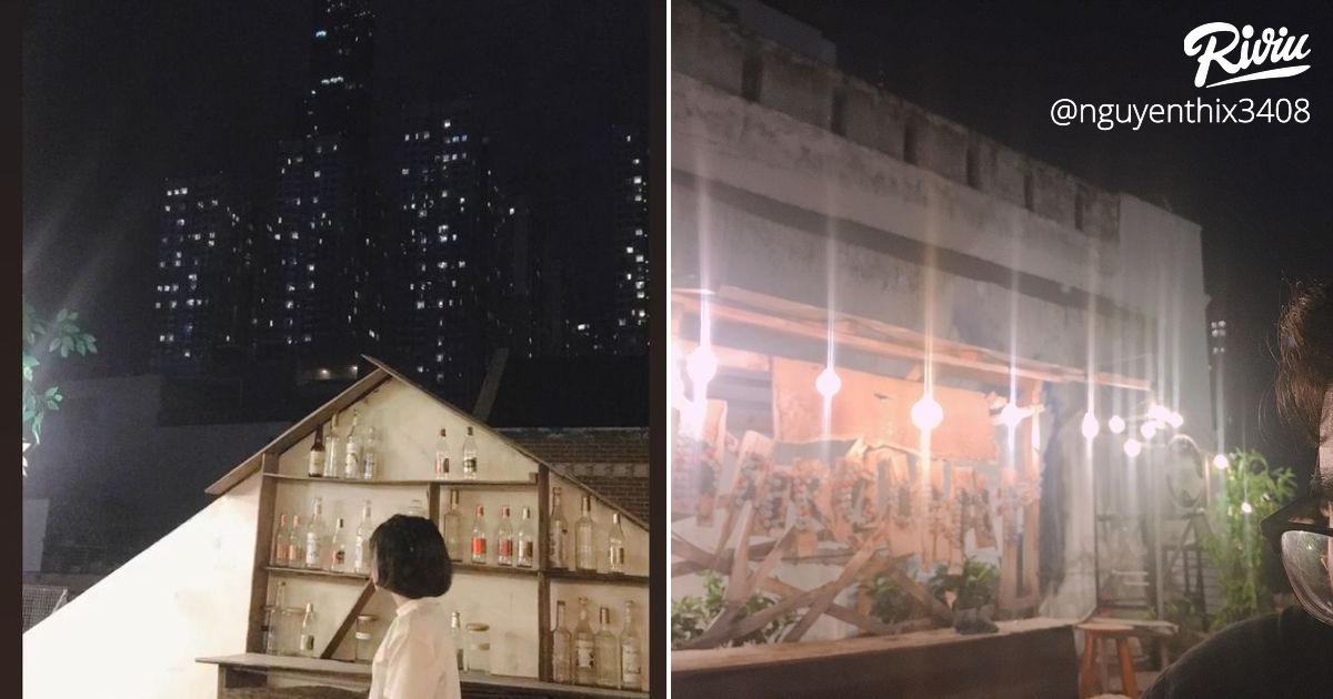 Quán cf rooftop ngắm landmark ở Bình Thạnh | riviu.vn
