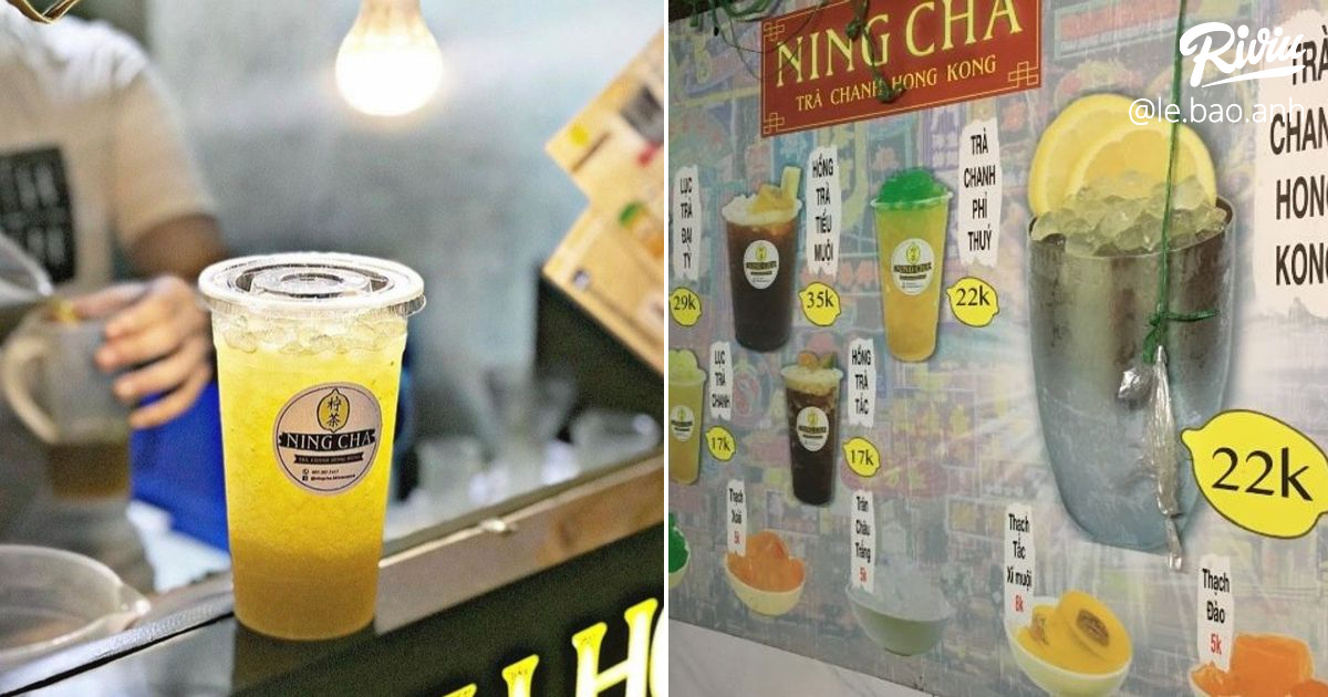 Trà chanh Hong Kong Ning Cha | riviu.vn