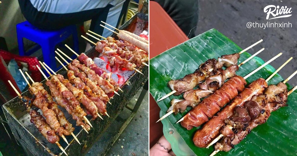 Sụn nướng thơm ngon ở Lò Đúc | riviu.vn