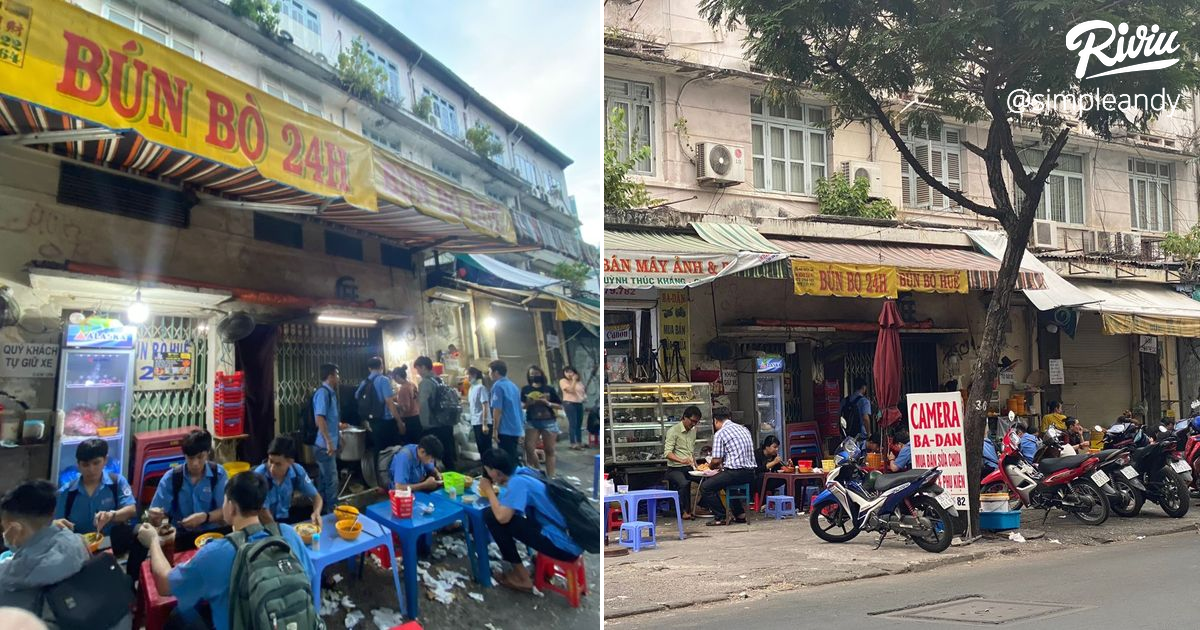 Bún Bò 62 Huỳnh Thúc Kháng Q1 - Vì Sao Lại Có Tên Bún Bò 24h ? | riviu.vn