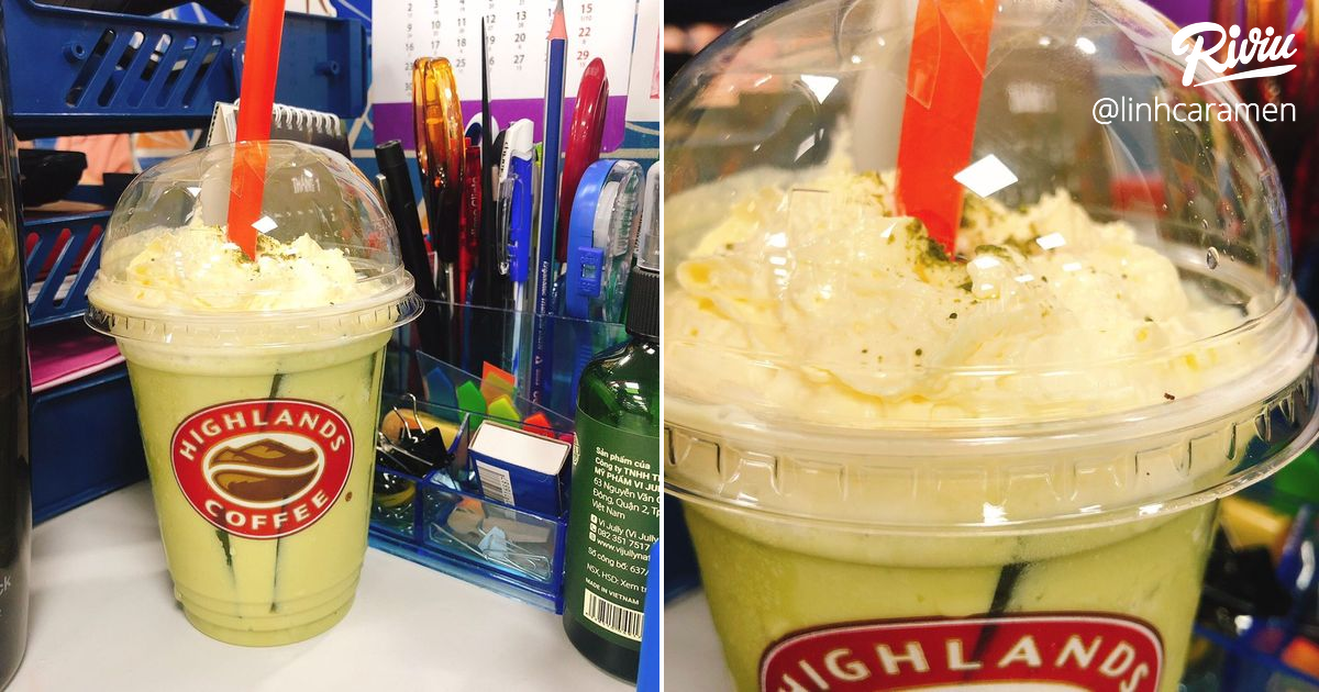 Freeze Trà Xanh Highlands Coffee | riviu.vn