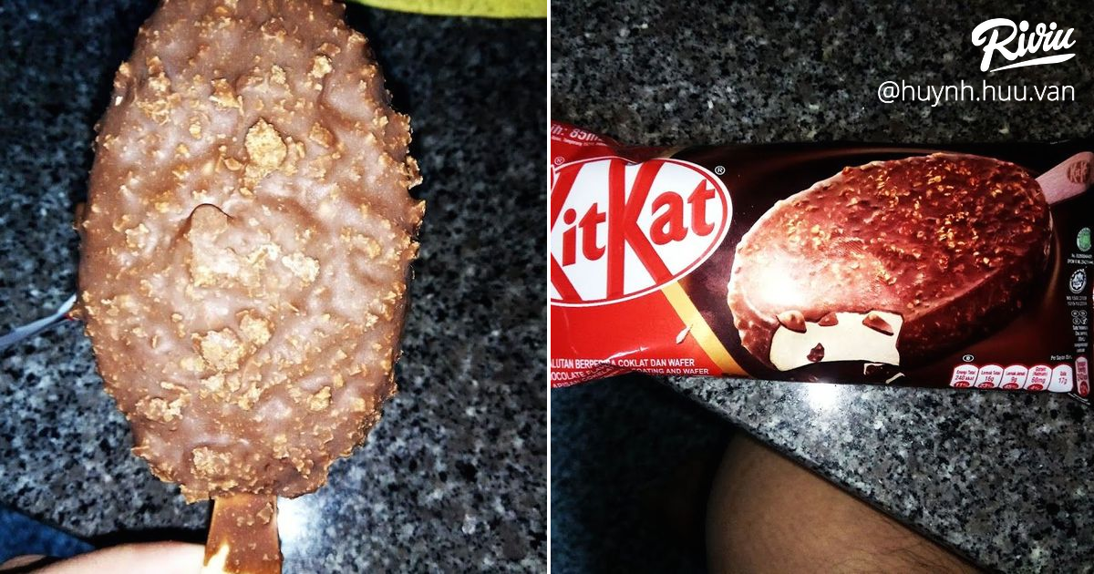 Review Kem Kitkat ở Vinmart | riviu.vn