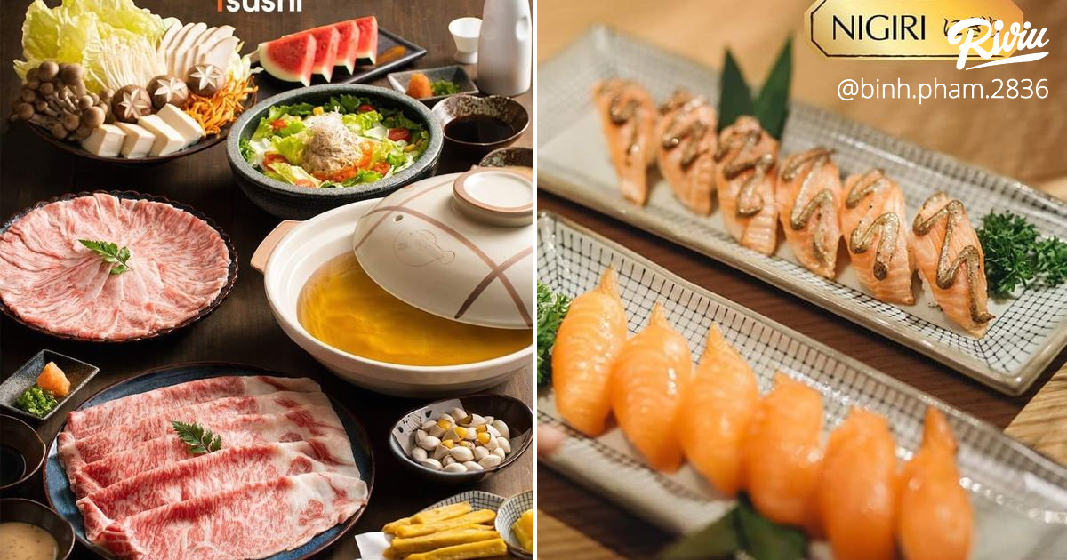 Bài viết về Isushi Buffet Nhật Bản - Nguyễn Chí Thanh | riviu.vn