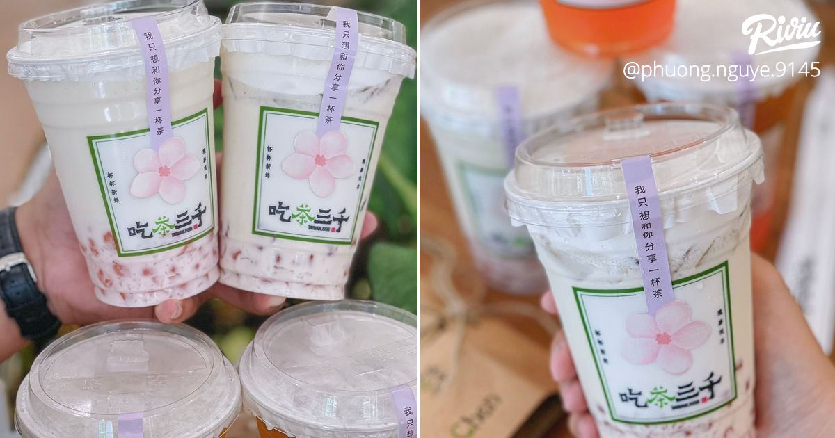 Độc lạ Chicha San Chen ra mắt loại topping Sakura Konjac màu hồng siêu ...